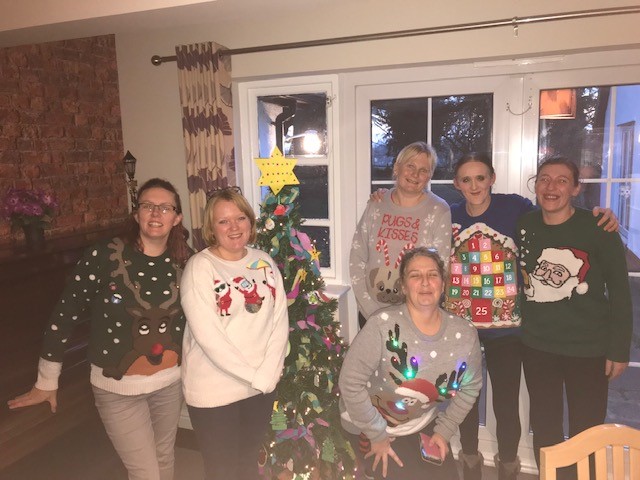 Christmas jumper day at Edgeley House | Akari Care - You care. We care ...